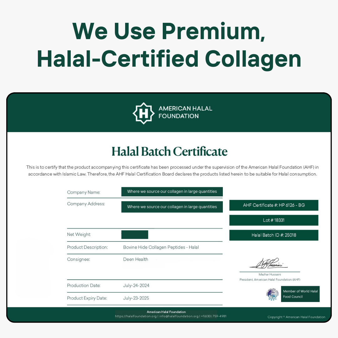 Halal Collagen Protein – Deen Health